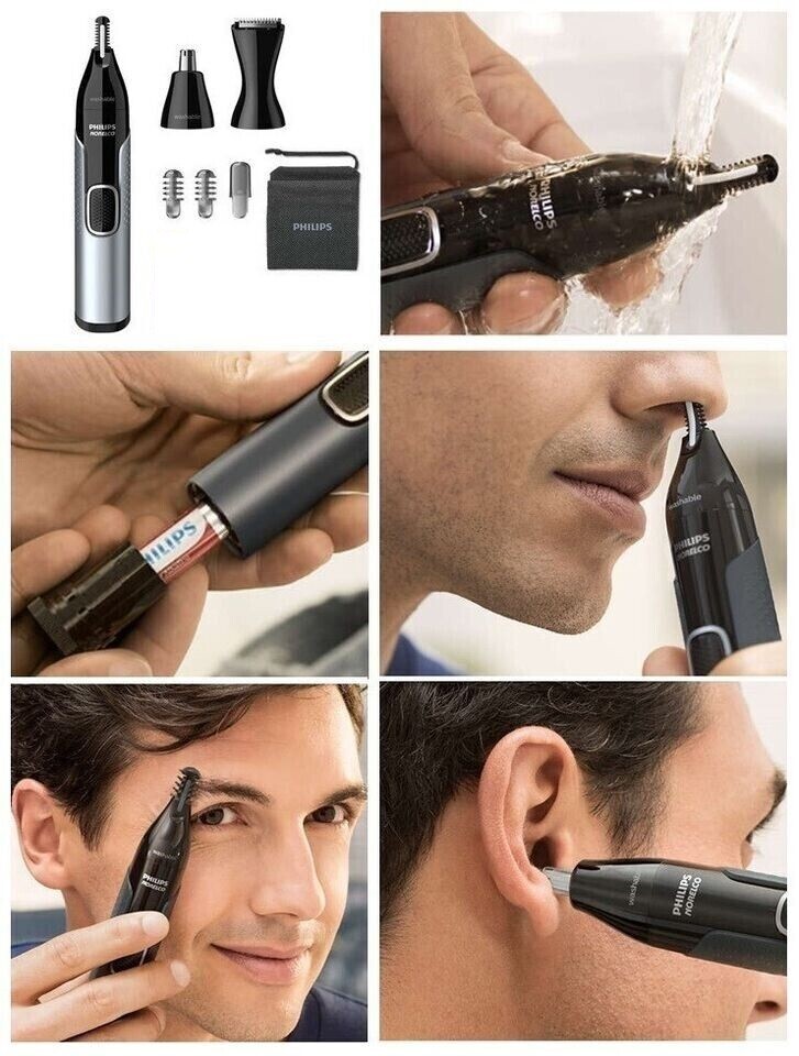 PHILIPS NORELCO Ear and Nose Hair Trimmer for Men 5600 | eBay