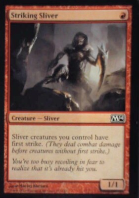 Striking Sliver - Magic 2014 (M14): #157, Magic: The Gathering Nm R185 ...