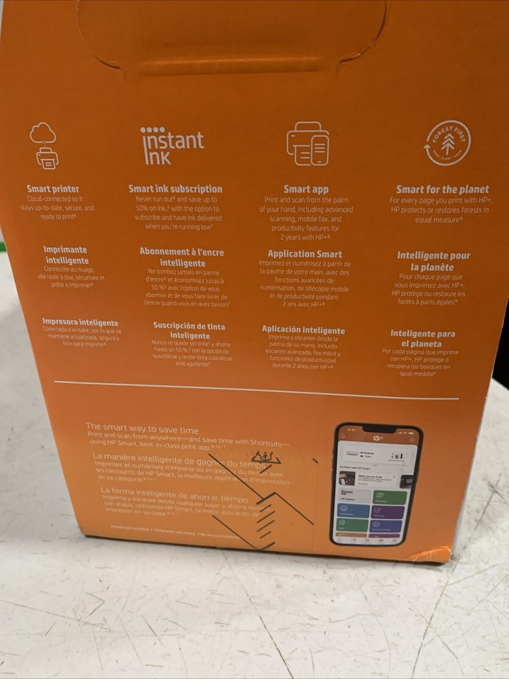 HP DESKJET 2734E 26K72A#B1H WIRELESS ALL-IN-ONE COLOR PRINTER SCANNER ...