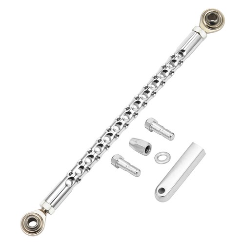 Motor Chrome Round Shifter Shift Linkage Fit For Harley Fatboy FLSTF ...