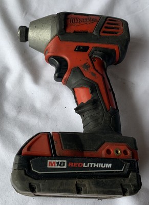 Milwaukee 2656-20 M18 1/4 HEX. Impact Driver- Red | eBay