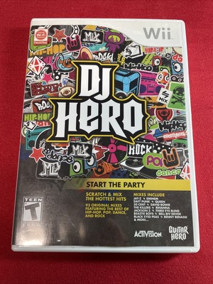 DJ Hero Game Only Nintendo Wii - Complete CIB 47875961968 | eBay