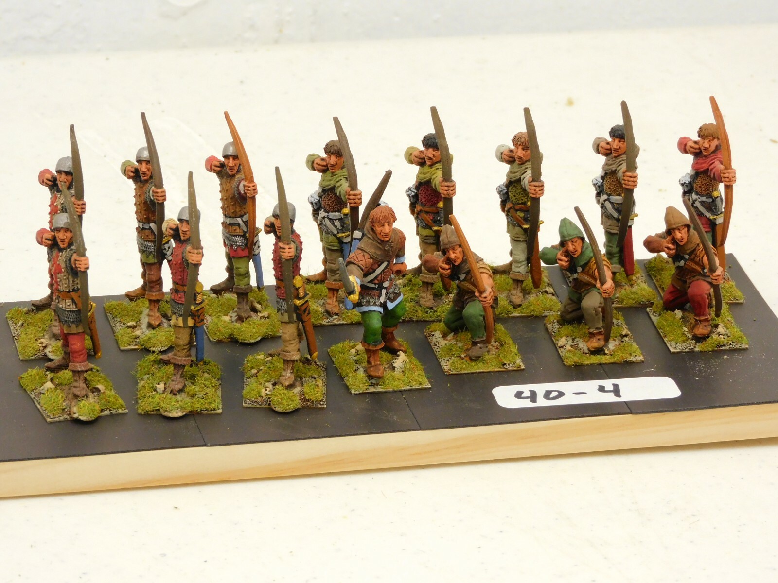 Painted 40mm Early Medieval Wargame Archer Figures (40-4) | eBay