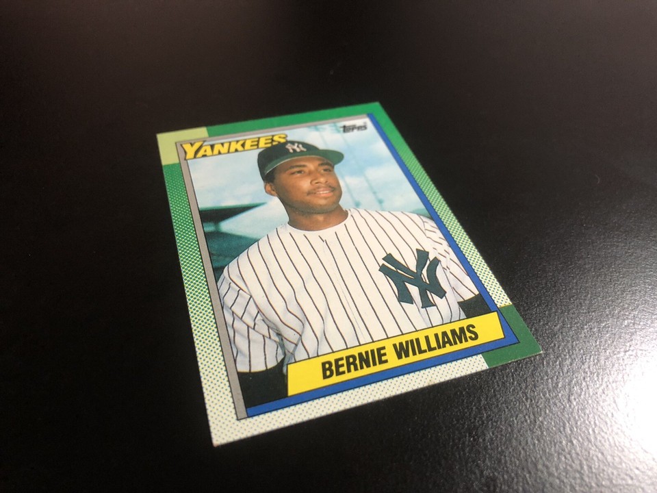 1990 Topps Bernie Williams New York Yankees Rookie #701 Baseball Card ...