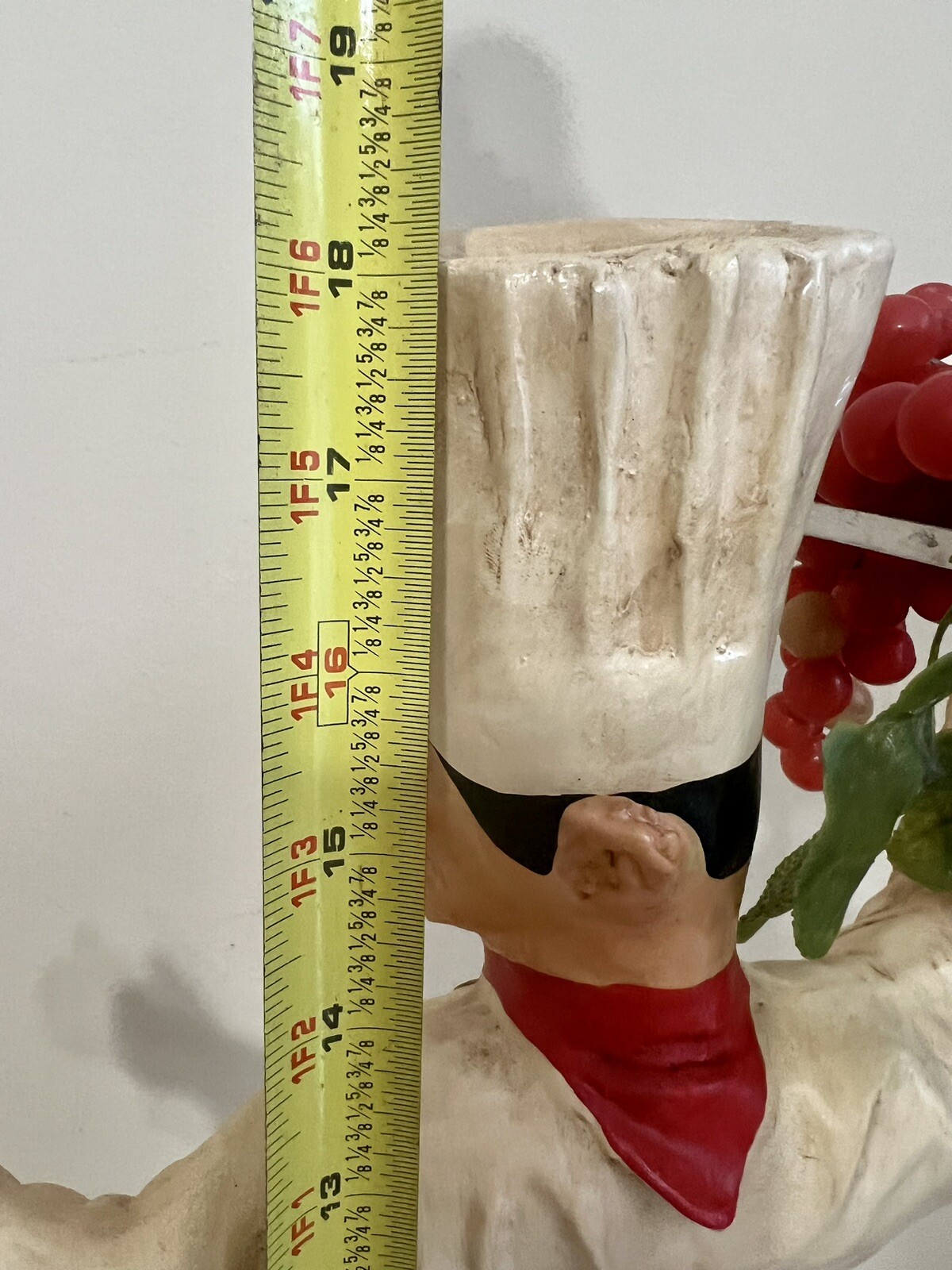 Vintage Winking Chef Waiter Figurine Kitchen Restaurant Decor French 18 ...