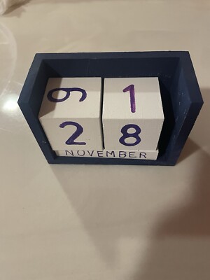 Homemade Date Blocks One Of A Kind | eBay