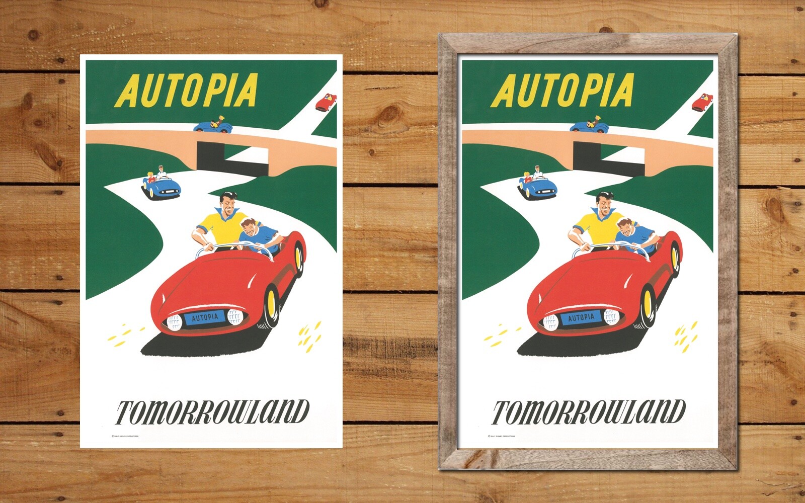 DISNEY AUTOPIA - COLLECTOR POSTER - BUY ANY 2 GET ANY 1 FREE!! | eBay