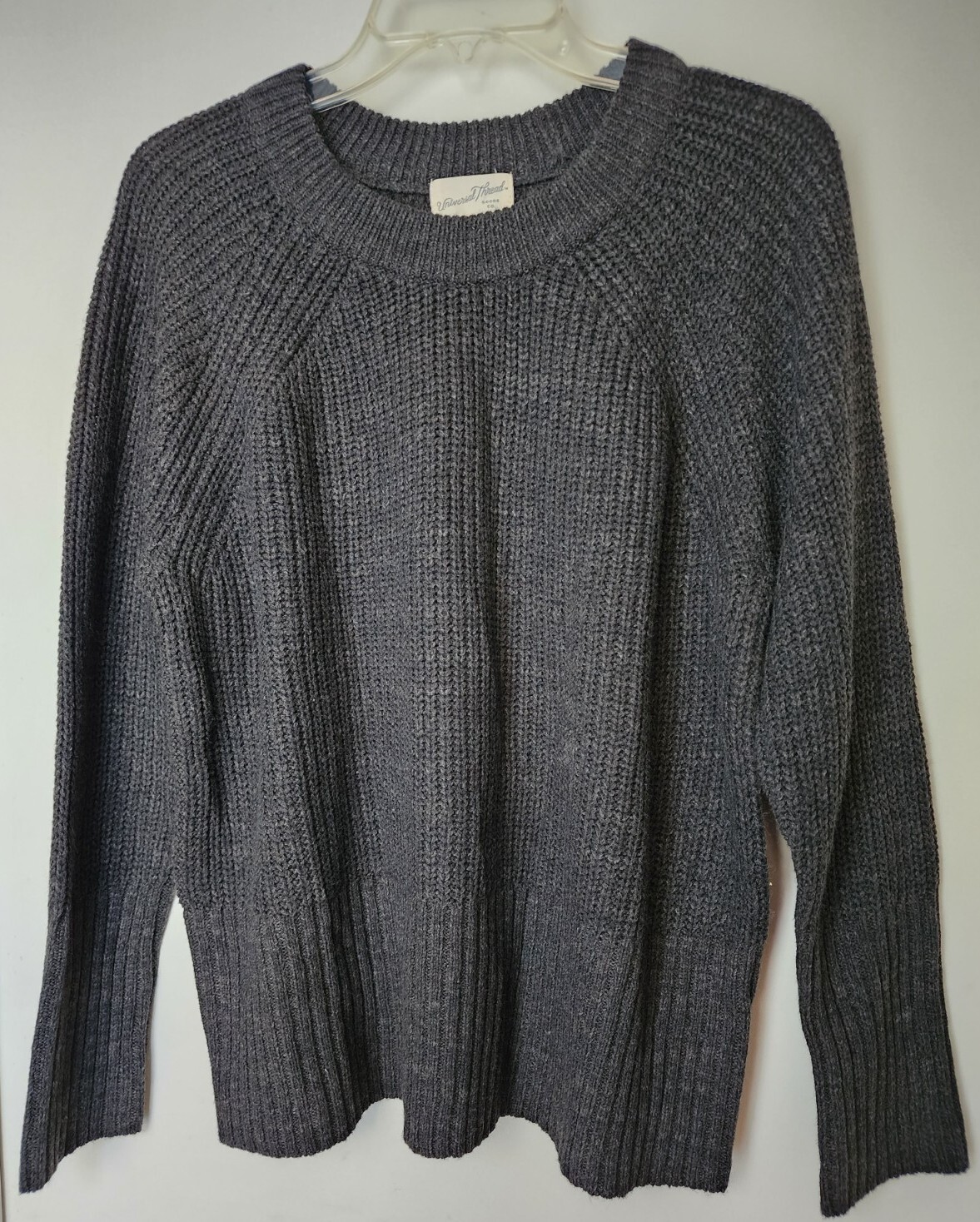 Universal Thread - Size Large - Black Grey Women's Bobble Pullover ...