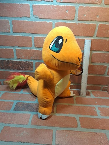 Charmander Stuffed Animal Foam Filled Plush Toy 14" With Tags pokemon ...