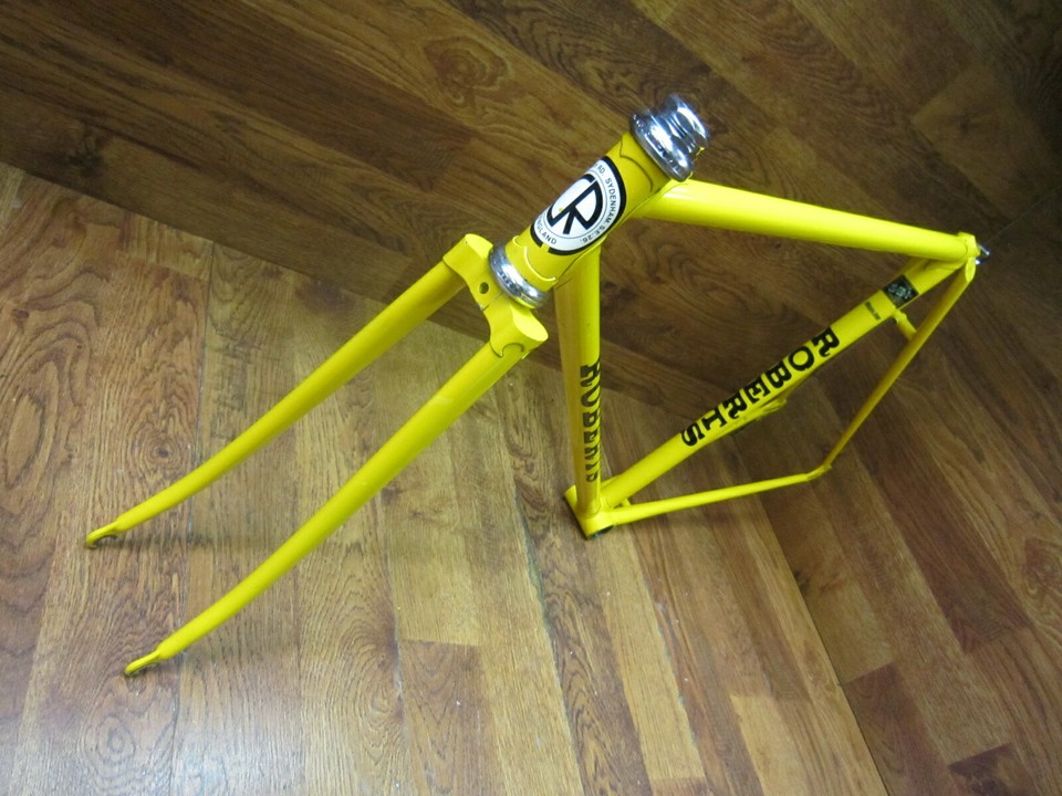 VINTAGE ROBERTS REYNOLDS 531 LUGGED STEEL ROAD BIKE FRAME SET 51 x 54 ...