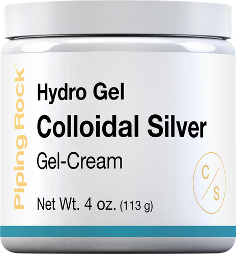 Colloidal Silver Gel | 4 oz | for Skin | Hydro Cream | Non GMO | By ...