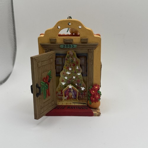 Vintage, 2003, Hallmark, Collectible Ornament, "Feliz Navidad" Door | eBay