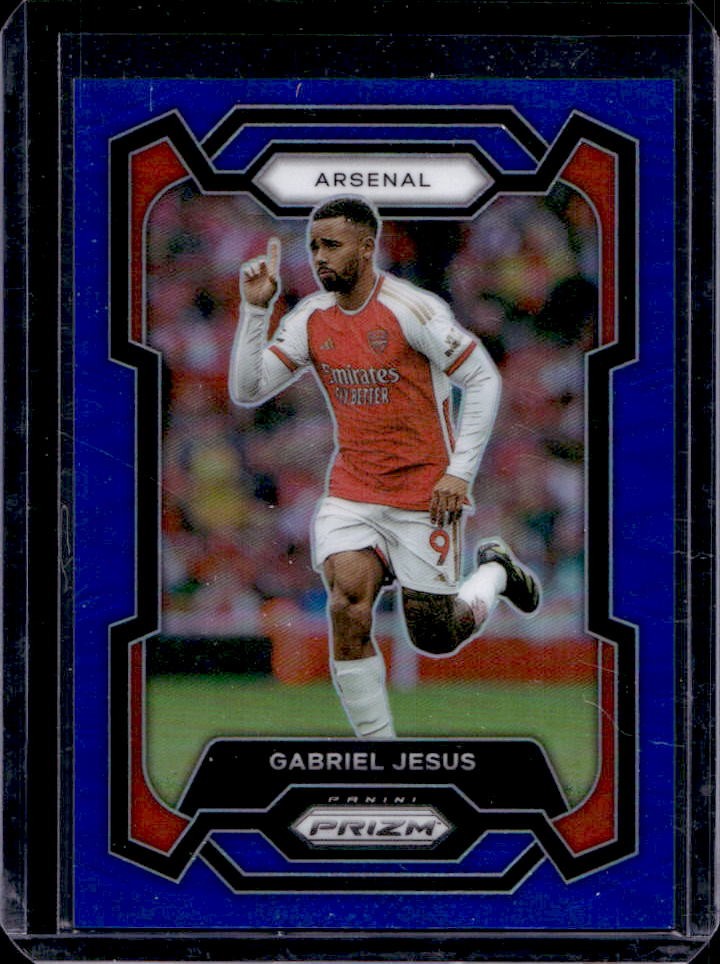 Gabriel Jesus 2023 Prizm Premier League #30 Blue /299 Price Guide ...