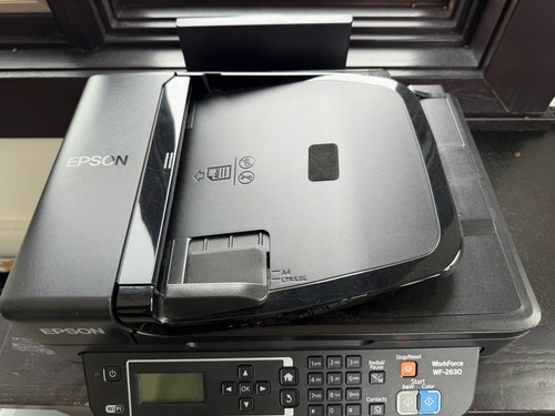 Epson WorkForce WF-2630 Wireless Printer Copy Scan Fax AIO *gently used ...