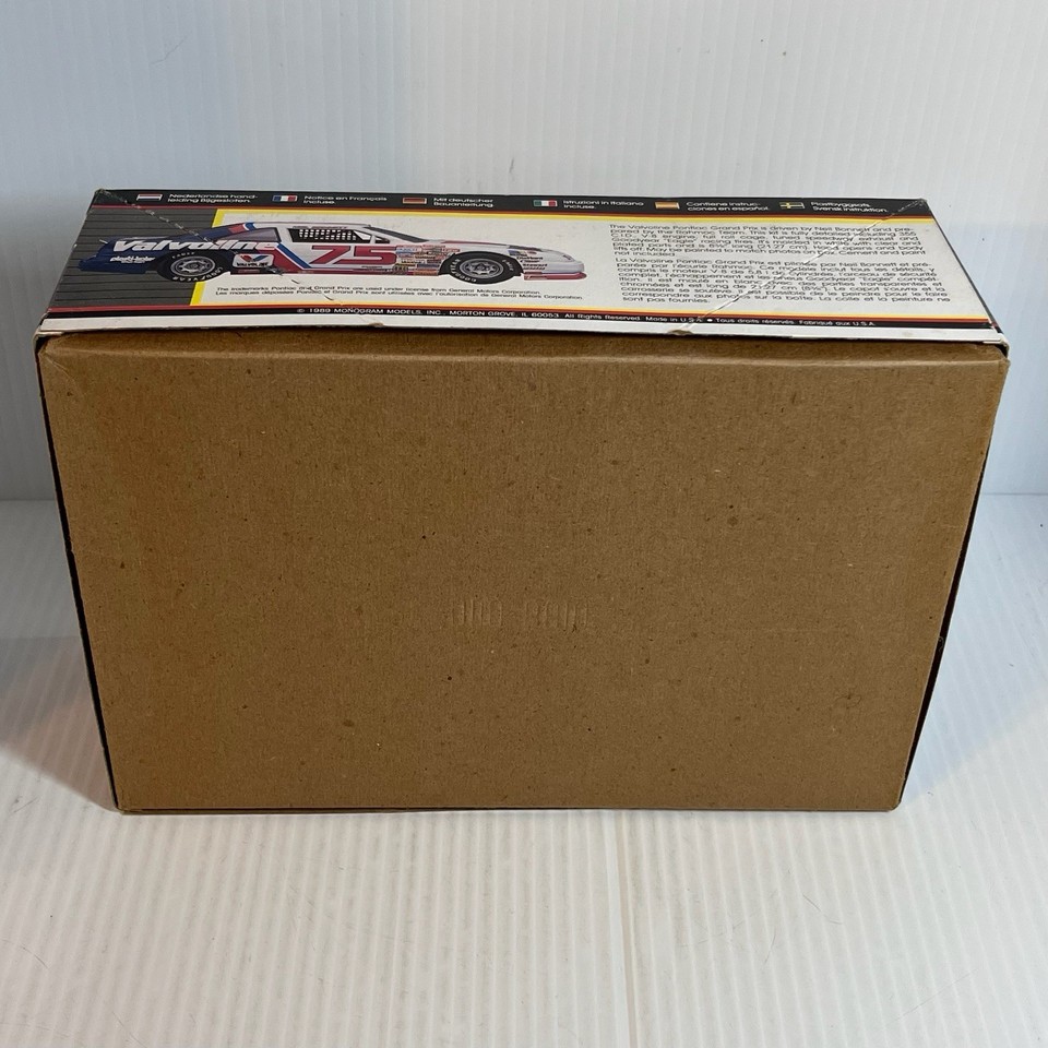 Neil Bonnett Monogram #75 Valvoline Pontiac Stock Car model kit New NOT ...