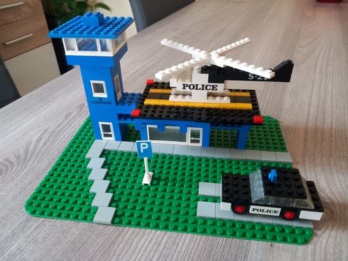 LEGO 354 Legoland Polizeistation mit Hubschrauber und PKW - Vintage ...