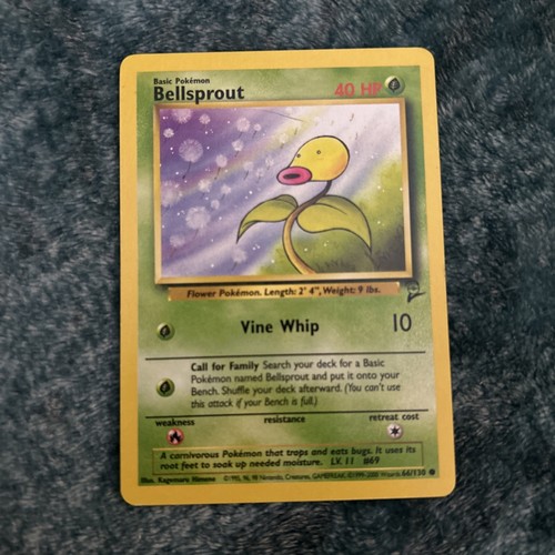 Pokémon TCG Bellsprout Base Set 2 66/130 Regular LP | eBay