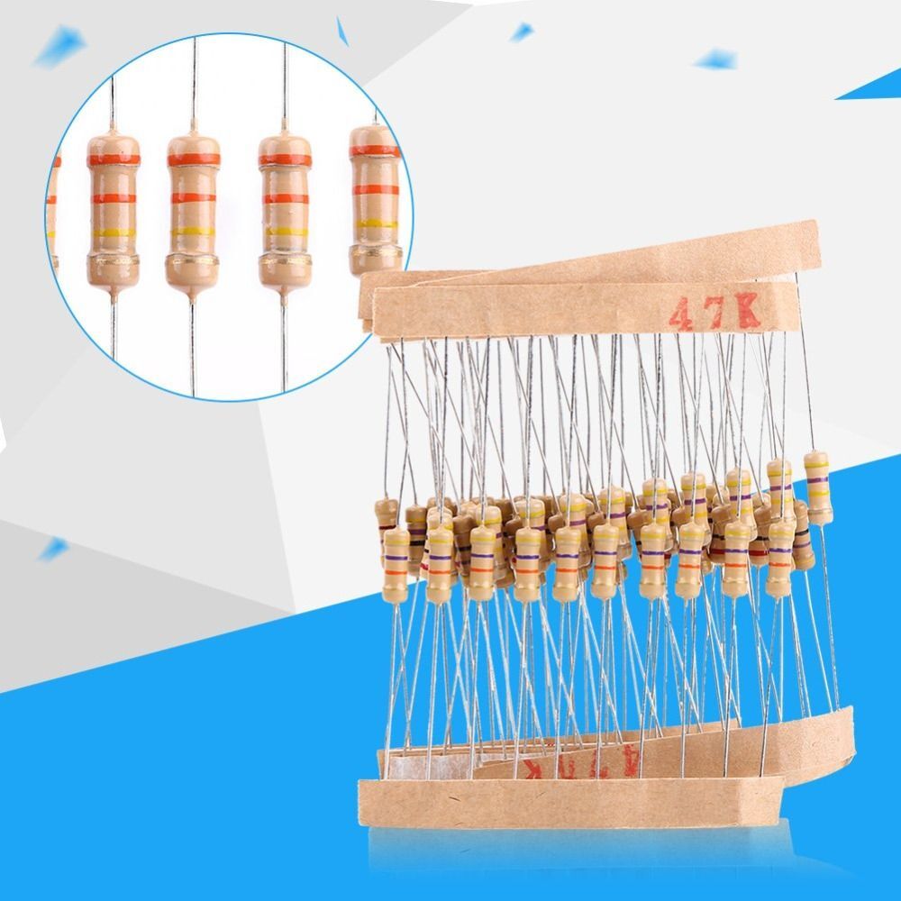1000pcs 100 Values Resistor Kit 1/2 Watt Resistors Kit High-quality ...