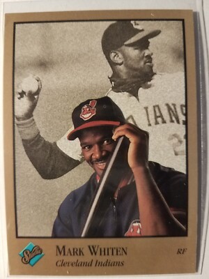 MARK WHITEN CLEVELAND INDIANS 1992 STUDIO BASEBALL CARD #170 | eBay
