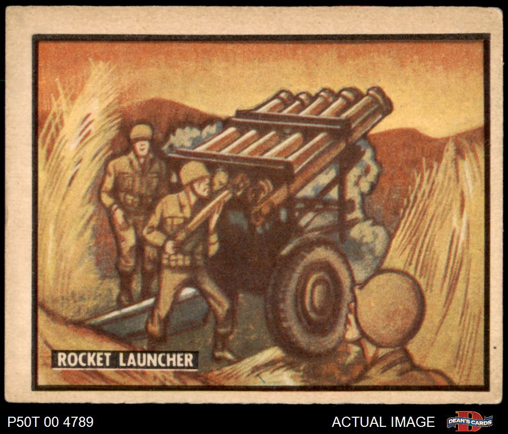 1950 Topps Freedoms War #61 Rocket Launcher 5 - EX | eBay