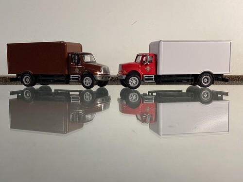 Promotex/Herpa ? Pair of Box Trucks, 1/64 | eBay