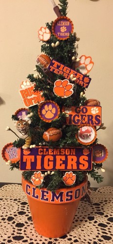 NCAA Clemson University Tigers 5x7 Inch Variety Vinyl Small Car ...