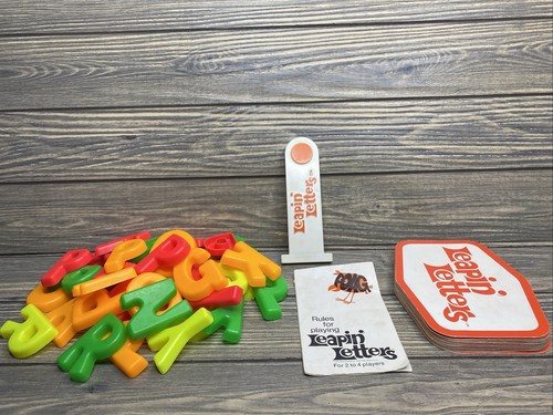 Vintage Parker Brothers 1968 Leapin Letters Game Letters Cards ...