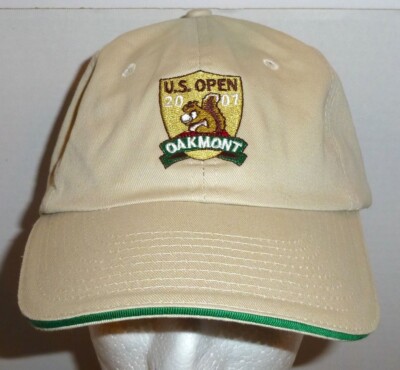 U.S. Open Oakmont 2007 Hat - USGA Member PGA Golf Cap - Beige Strapback ...