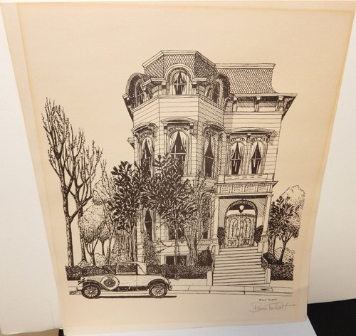 BRUCE TACKETT VICTORIAN HOUSE HANS SIGNED PRINT | eBay