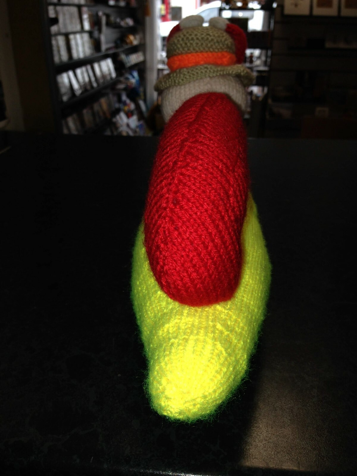 New Hand Knitted Brian The Snail From The Magic Roundabout.Alan Dart ...