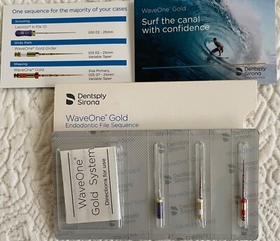 Wave One Gold Primary 25mm Endodontic File Root Canal 3 Files. | eBay