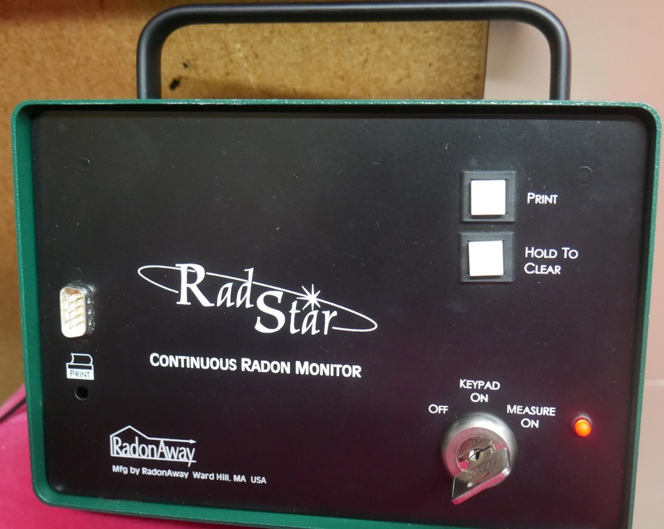 RadStar RS300 Continuous Radon Monitor GOOD condition powercord Keys ...