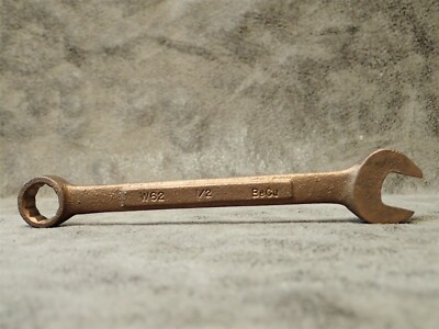 W-62 NGK Berylco 1/2" Non-Sparking Combination Wrench, 6" OAL (BN34) | eBay