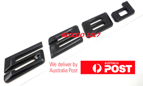 Rear 528d diesel badge for BMW tailgate boot gloss black 17 x 2cm new ...