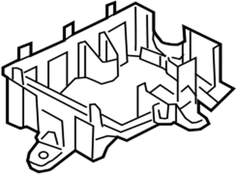 24382-1LA1B Nissan Cover-fusible link holder 243821LA1B, New Genuine ...