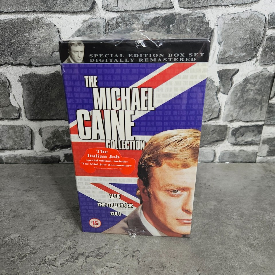 Michael Caine VHS Collection Special Edition Box Set/Alfie/Italian Job ...