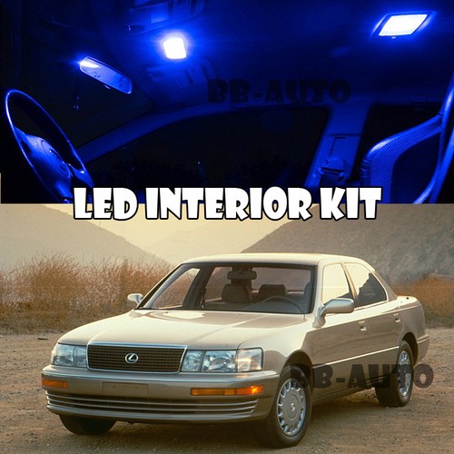 For 90-94 Lexus LS400 Blue LED Light Interior Full Xenon Bulb Kit2 QTY ...