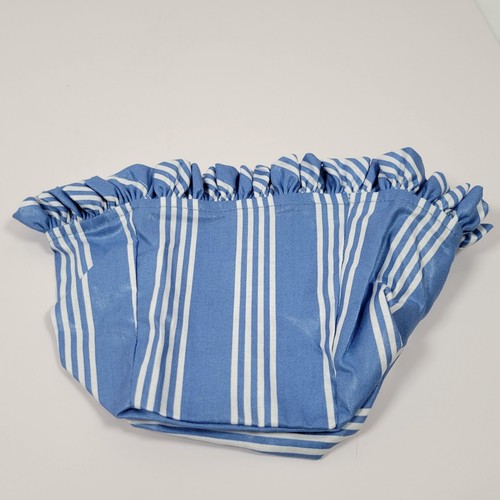 Longaberger Teaspoon Basket Fabric Liner Only Sky Blue Stripe New | eBay