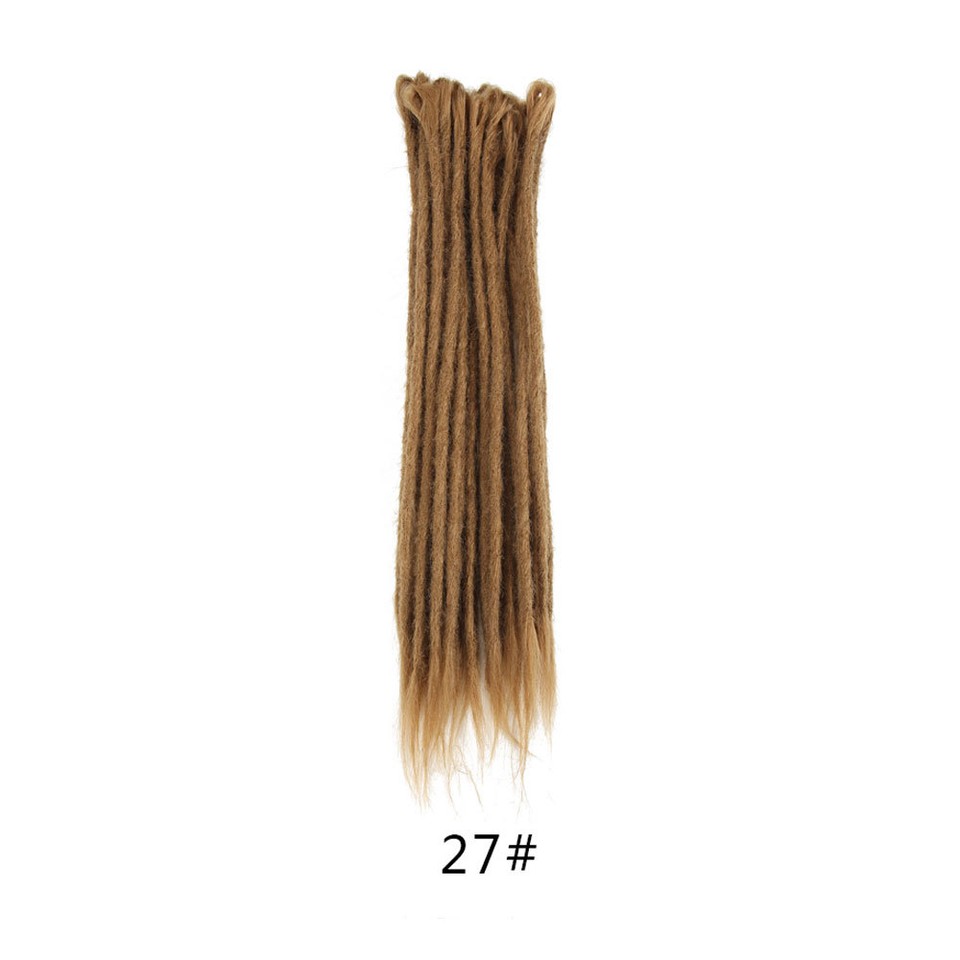 5PCS 20" 24" Dreadlocks Extensions Synthetic Single Ended Dreads SE ...