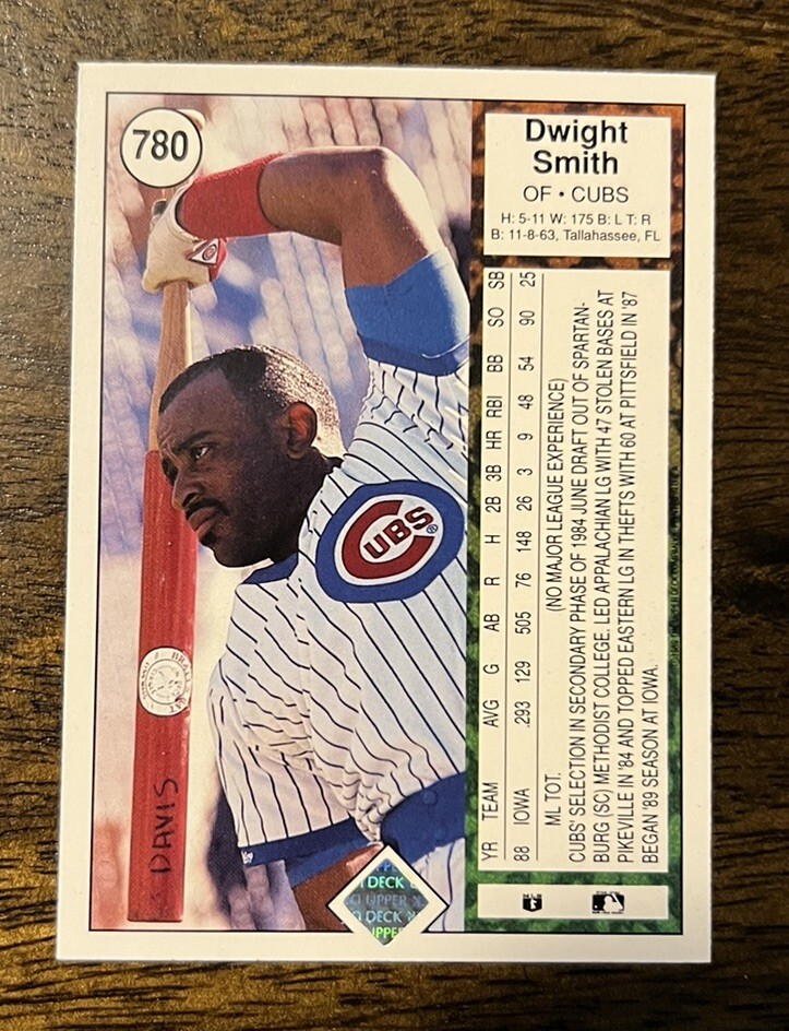 1989 Upper Deck Dwight Smith Baseball cards #780 | eBay