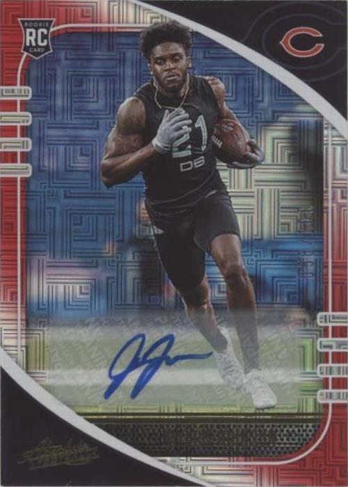 2020 Panini Absolute - Rookie Jaylon Johnson #153 Red Squares ...