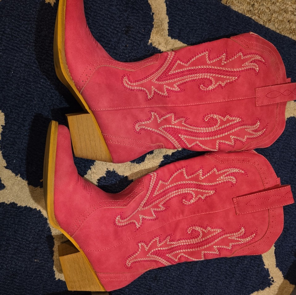 Rollda Cowboy Boots for Women Cowgirl Boots Ladies Western Embroidery ...