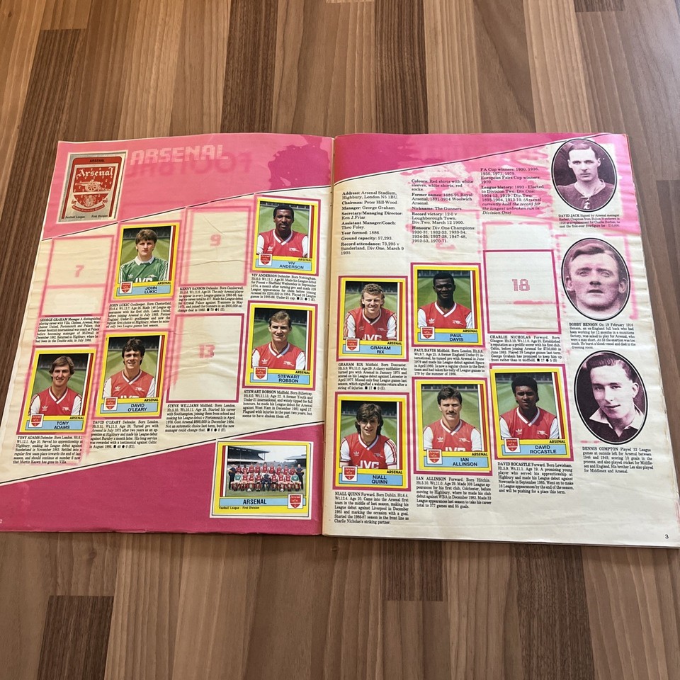 Panini Football 87 Sticker Album Soccer Maradona 80% complete | eBay UK