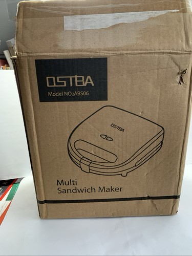 OSTBA 3 in 1 Sandwich Maker Panini Press Waffle Iron Set | eBay