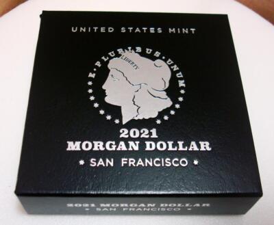 2021 S Morgan Silver Dollar OGP US Mint Box w/ COA + Free Capsule ...
