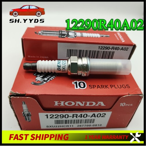 Fits For Honda Denso 12290-R40-A02 SXU22HCR11S 3461OEM 4Pcs Iridium ...