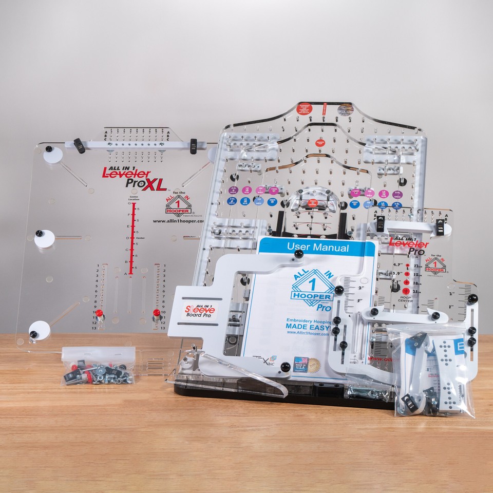 All in 1 Hooper Pro XL Embroidery Hooping Device - Embroidery Hooping ...