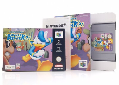 Nintendo 64 Spiel : Disneys Donald Duck Quack Attack - Modul OVP ...