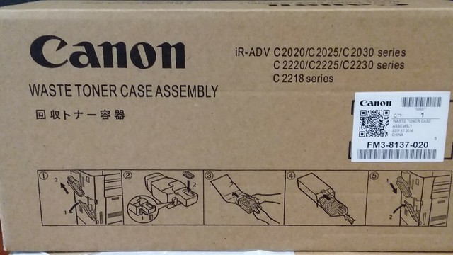 canon fm3-8137-02 ir-adv c2020 waste toner case for sale online | eBay