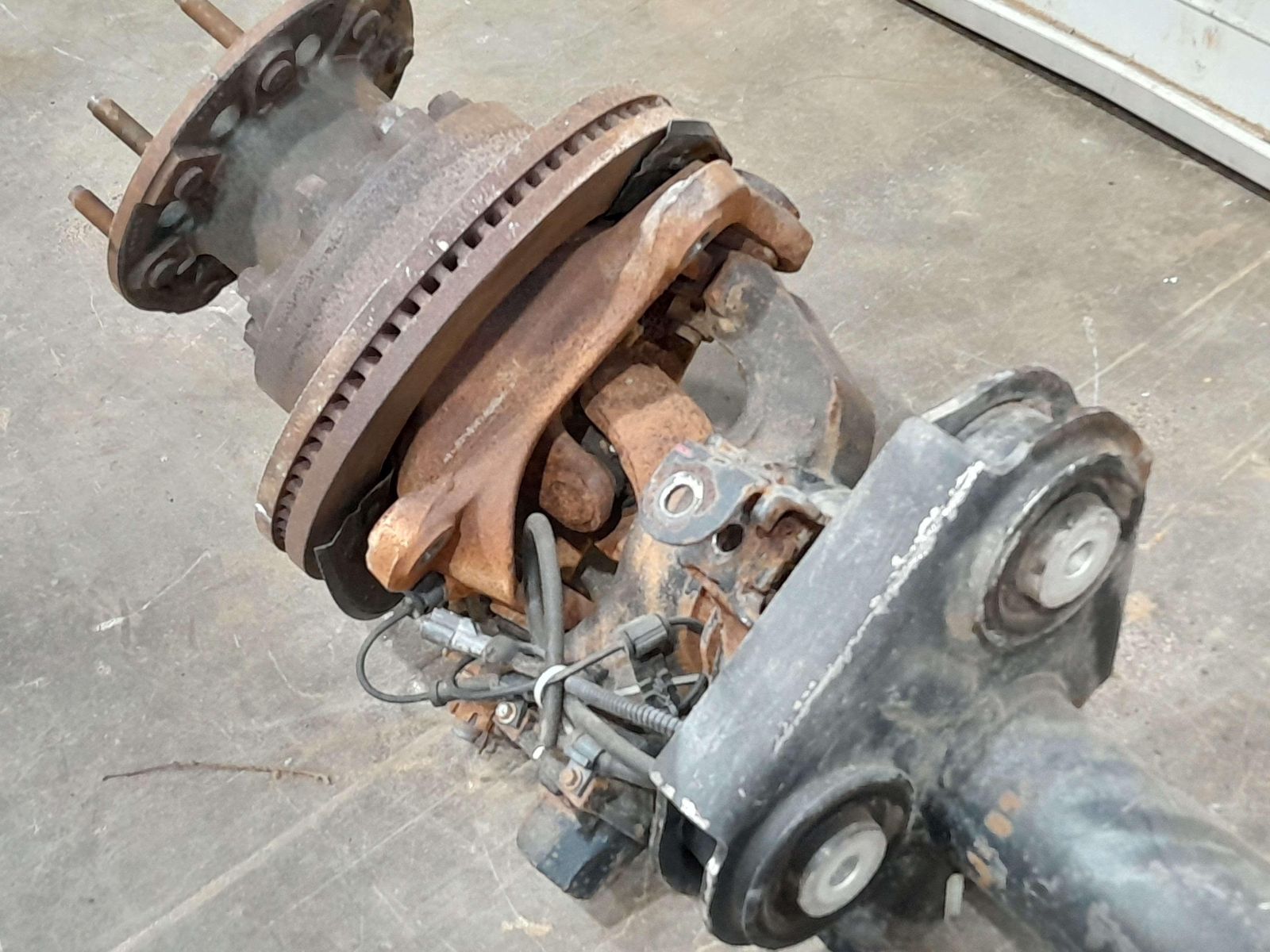 08-10 Ford F-350 Dually Front Axle Assembly 95K Miles 4.10 Ratio OEM ...